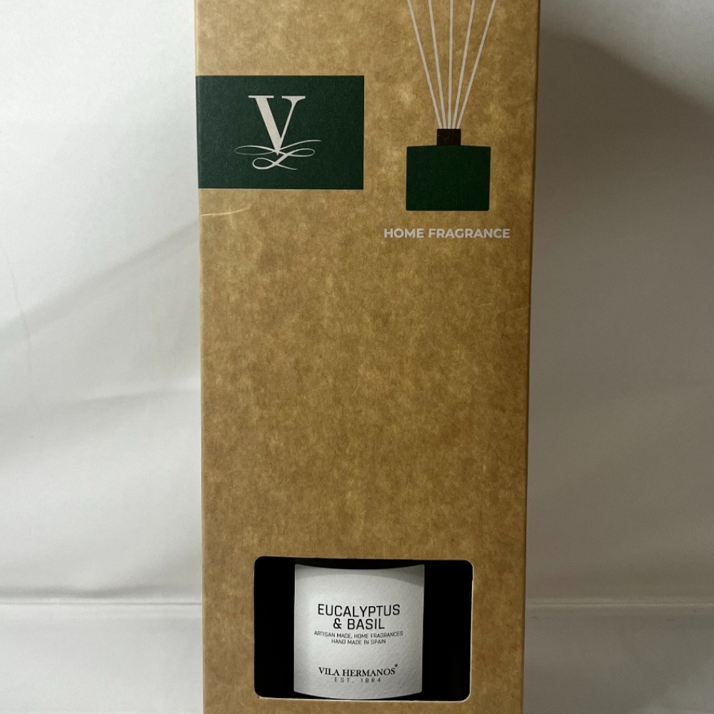 VILA HERMANOS HOME FRAGRANCE EUCALYPTUS & BASIL AROMA REED DIFFUSER ...